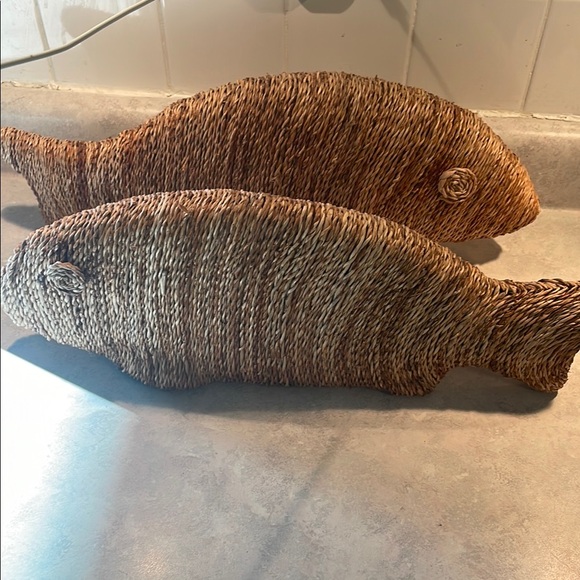 Accents | Natural Woven Rattan Fish Decor | Poshmark
